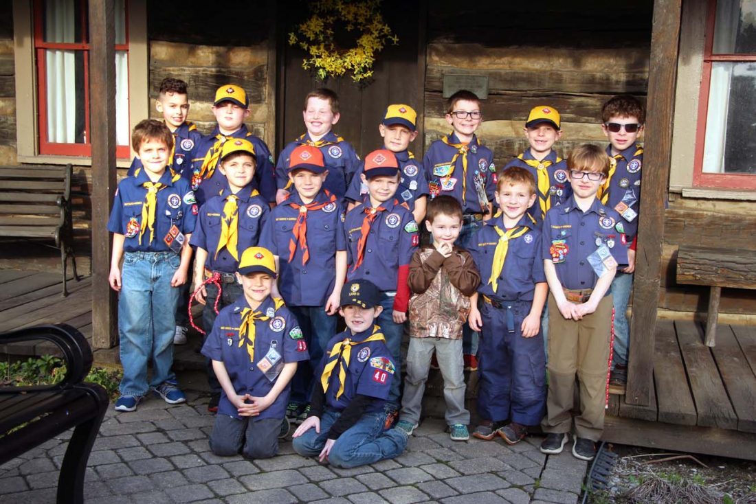 Cub Scouts visit Log Cabin | News, Sports, Jobs - Morning Journal